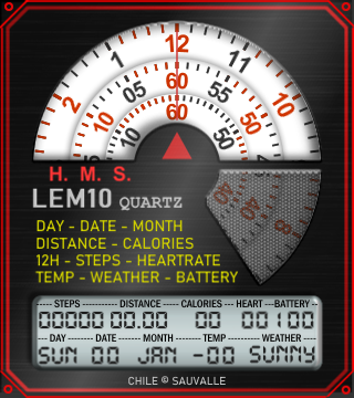 Released: [Rectanglr-Portrait] v2.0 updated! LEM10 Clockskin CASIO ...